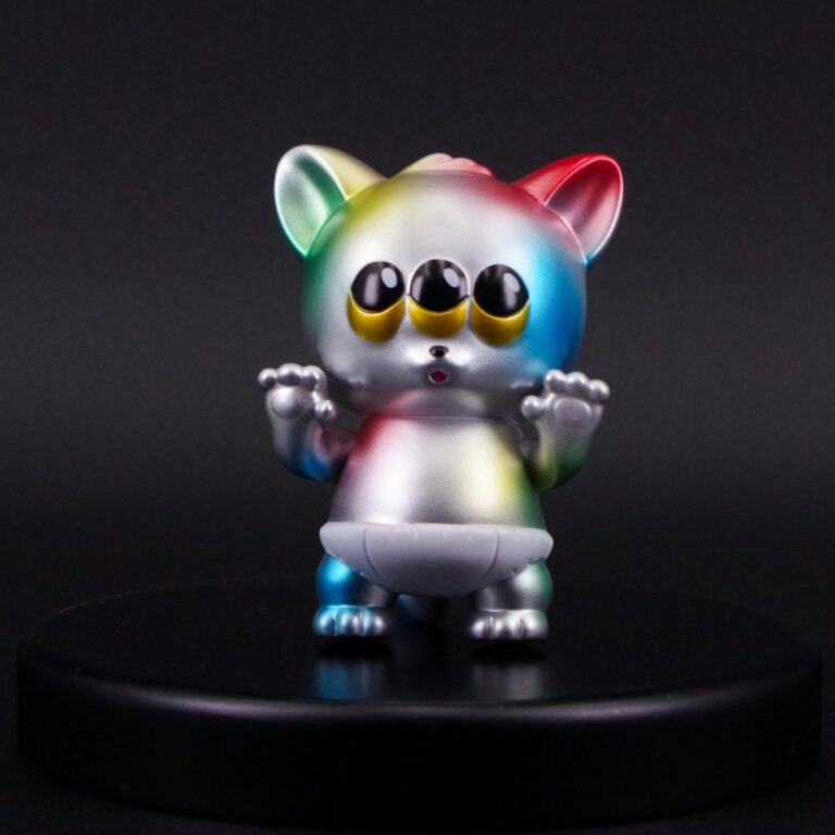 【1月31日(金)18時より抽選開始】【ART JUNKIE】《超AJソフビ祭り》ちびカームキャット/ちびクマラ(シルバー)が登場!【ART ...